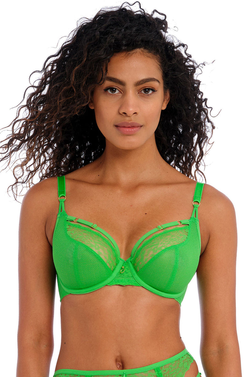 Freya | Temptress, Bügel BH (Neon Green) - 65H/70H/75H/65I – Le Pop Lingerie