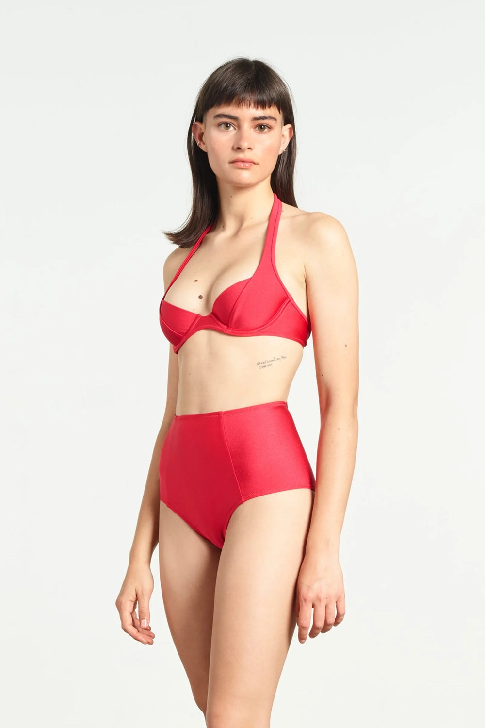 Red bikini high waist store